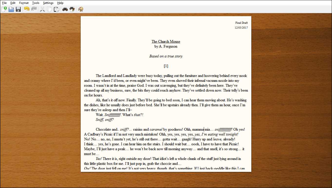 My Thoughts on FocusWriter – PENSTRICKEN